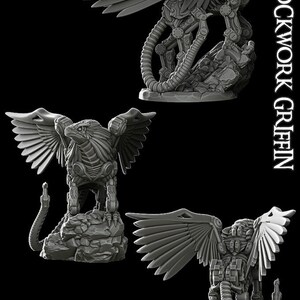 Clockwork Griffin - Griffon Gryphon Wargaming Miniatures Monster Rocket ...