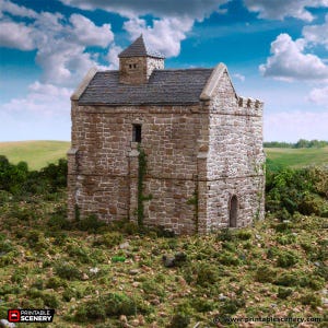Norman Stone Keep - King and Country - Printable Scenery Terrain ...