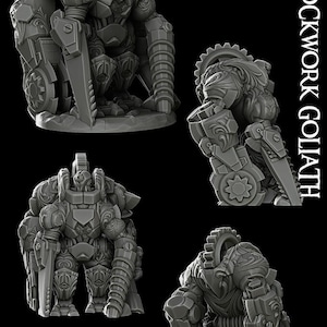Clockwork Goliath - Wargaming Miniatures Monster Rocket Pig Games - Etsy