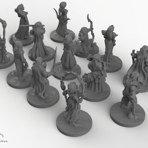 Dark Elf Miniatures Deluxe Set - Skyless Realms Wargaming Miniatures ...