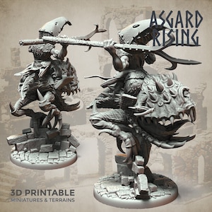Goblin Trollhound Raider Set - Asgard Rising Miniatures - Wargaming D&d ...