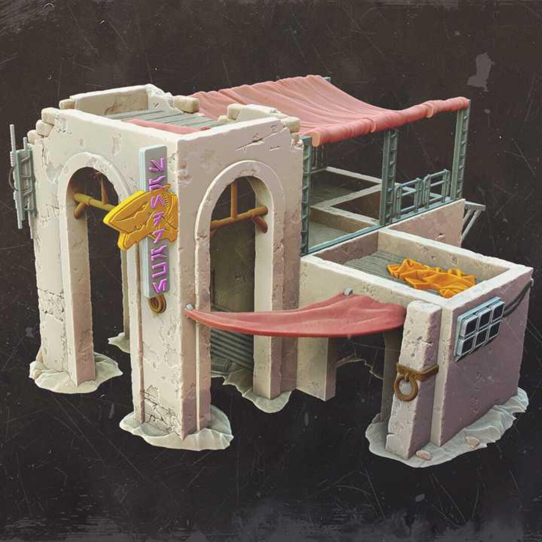Sandrake Guildhall - Mos Jemra - Multiverse - Terrain Wargaming D&D Dnd ...