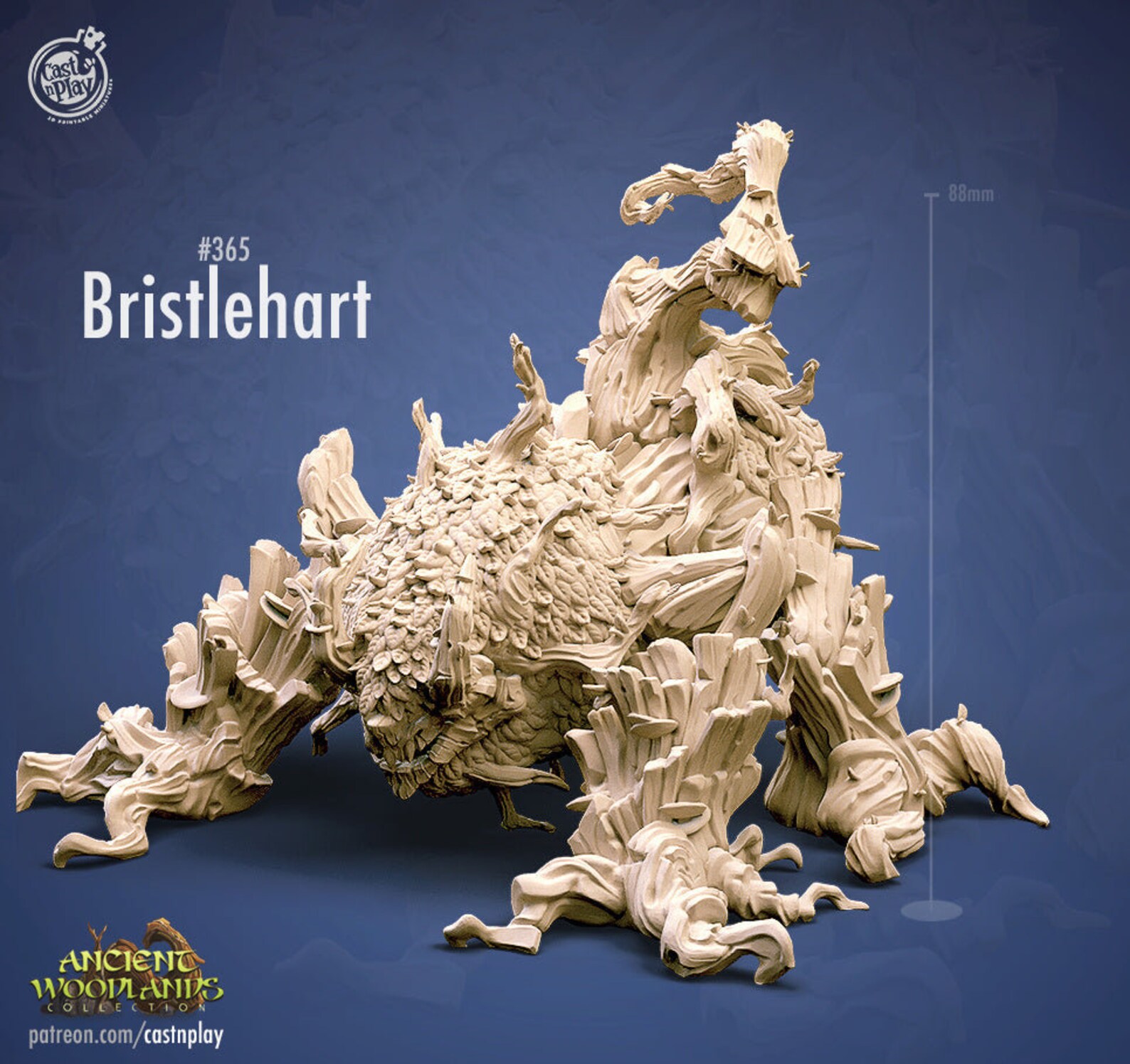Bristlehart - Ancient Woodlands - Castnplay Wargaming D&d Dnd - Etsy