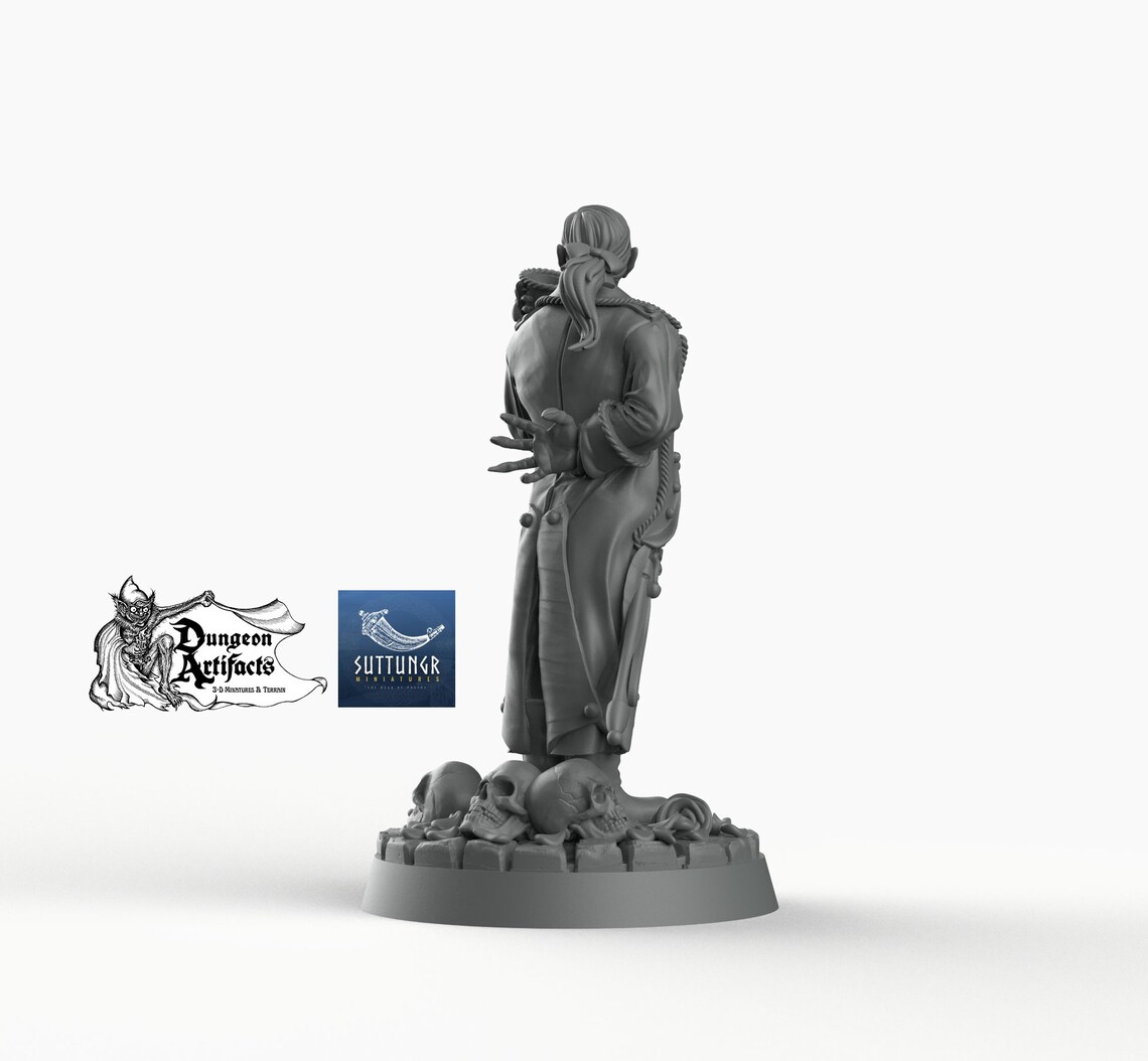 Vampire Count Suttungr Miniatures Monster D&D Dnd Pathfinder - Etsy