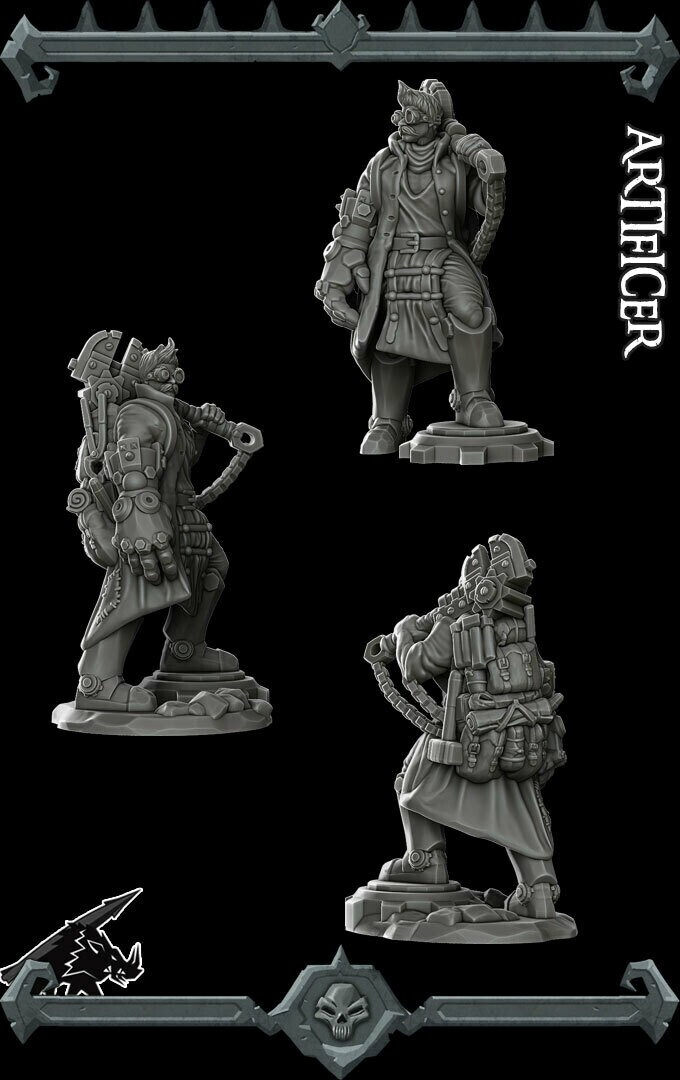 Artificer Clockwork Creator Wargaming Miniatures Monster - Etsy