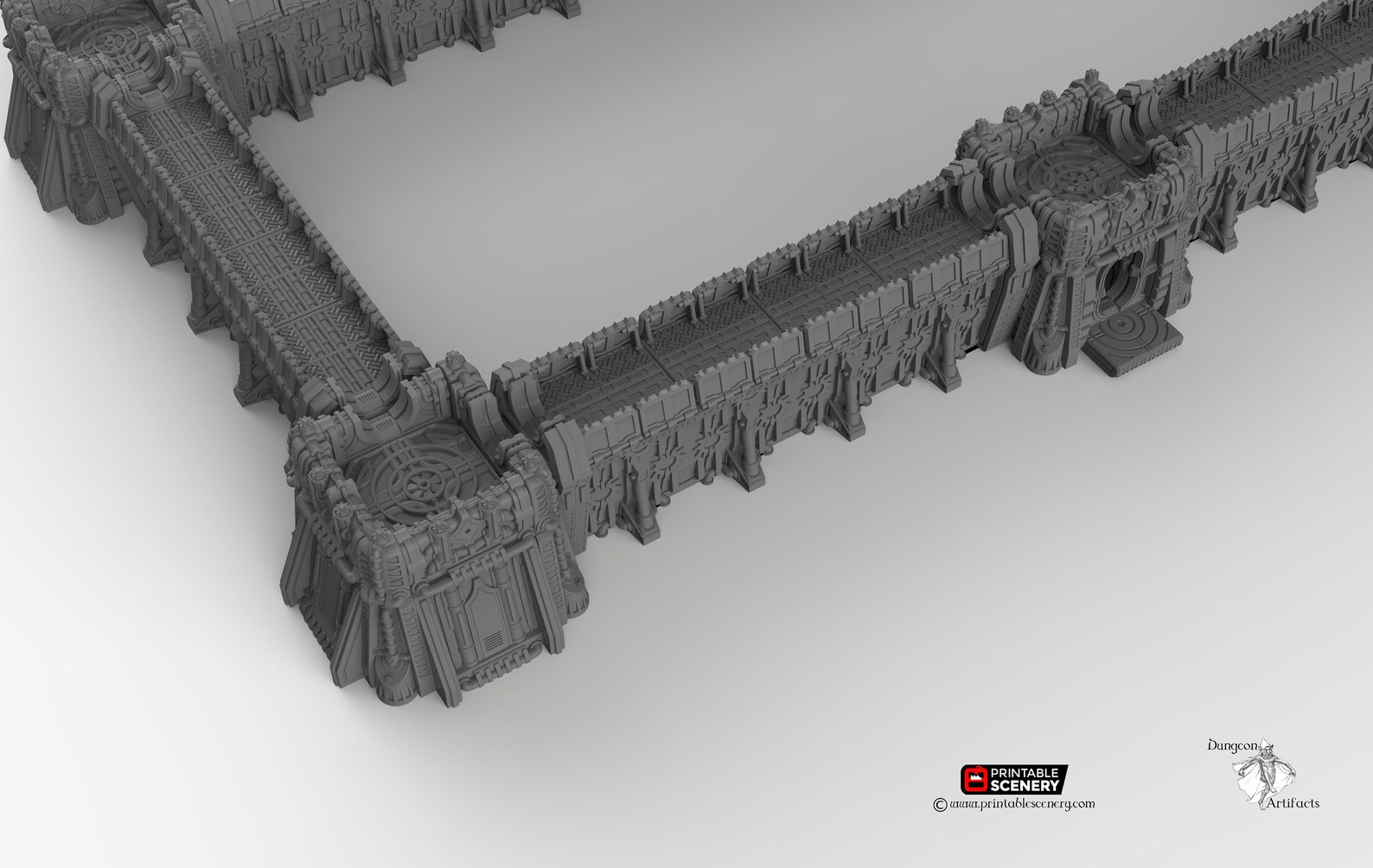 Sithic Fortified Walls Perimeter 15mm 28mm 32mm Printable - Etsy
