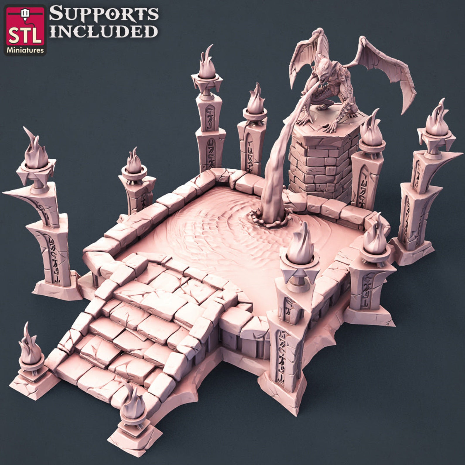 Vampire Set STL Miniatures Wargaming D&d Dnd - Etsy