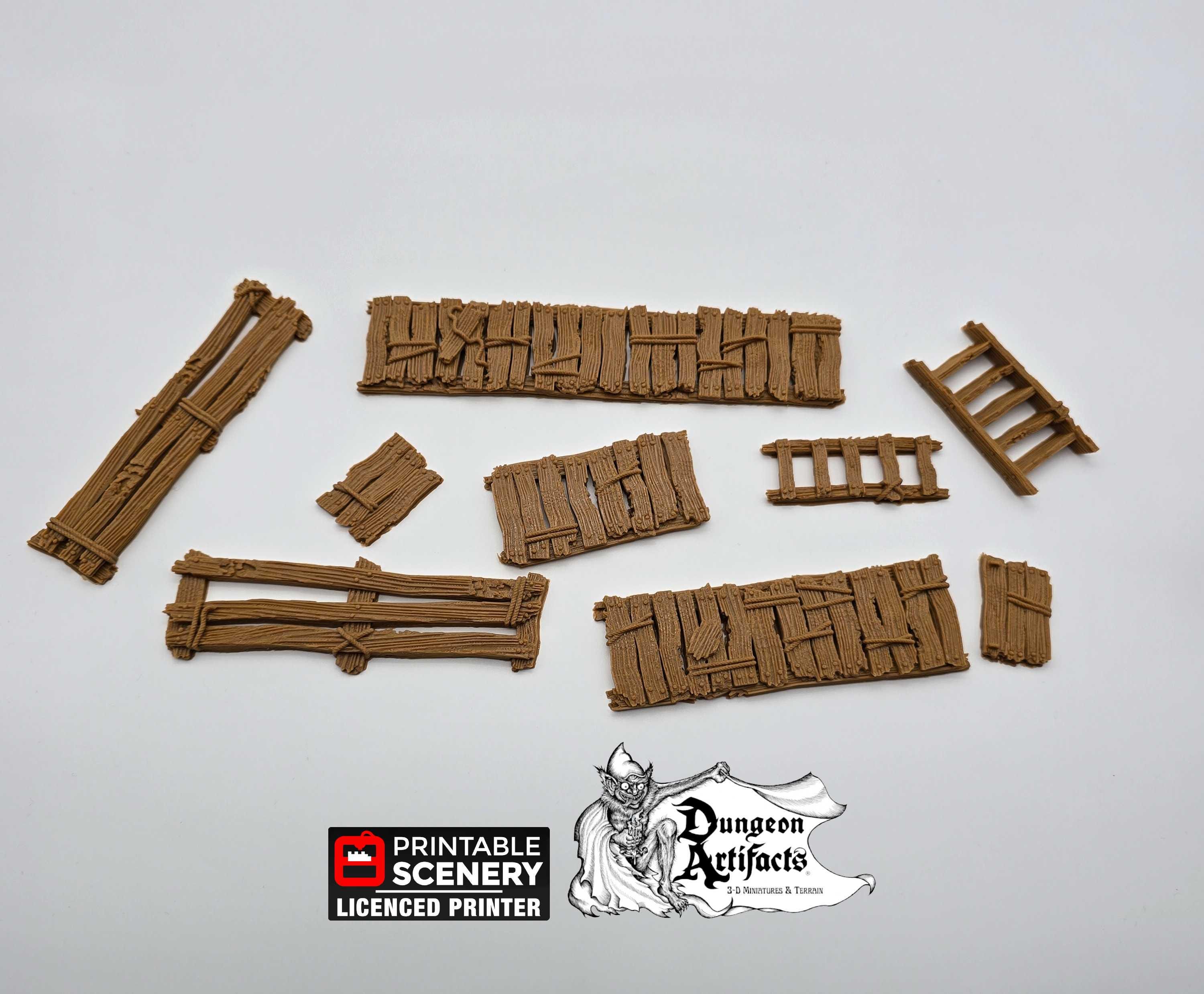 Gangways Stairs and Ladders - Shadowfey Wilds 15mm 28mm 32mm Wargaming ...