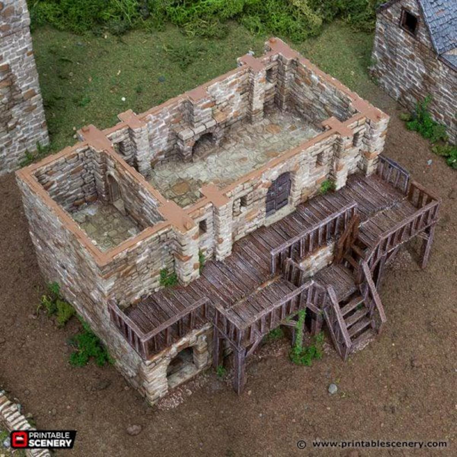 Black Rock Barracks - King and Country - Printable Scenery Terrain ...
