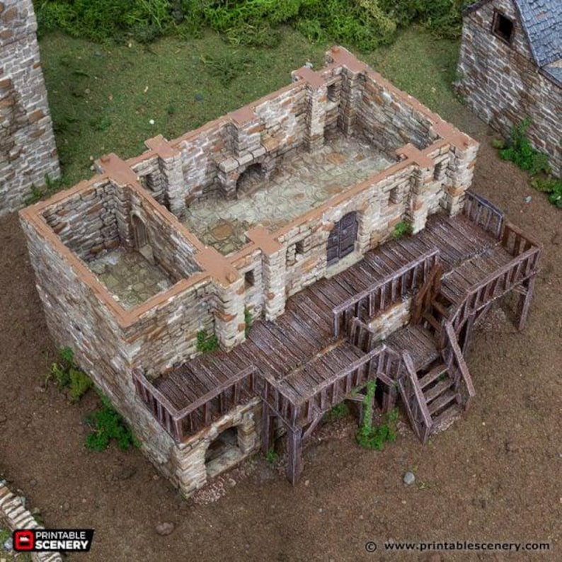 Black Rock Barracks - King and Country - Printable Scenery Terrain ...
