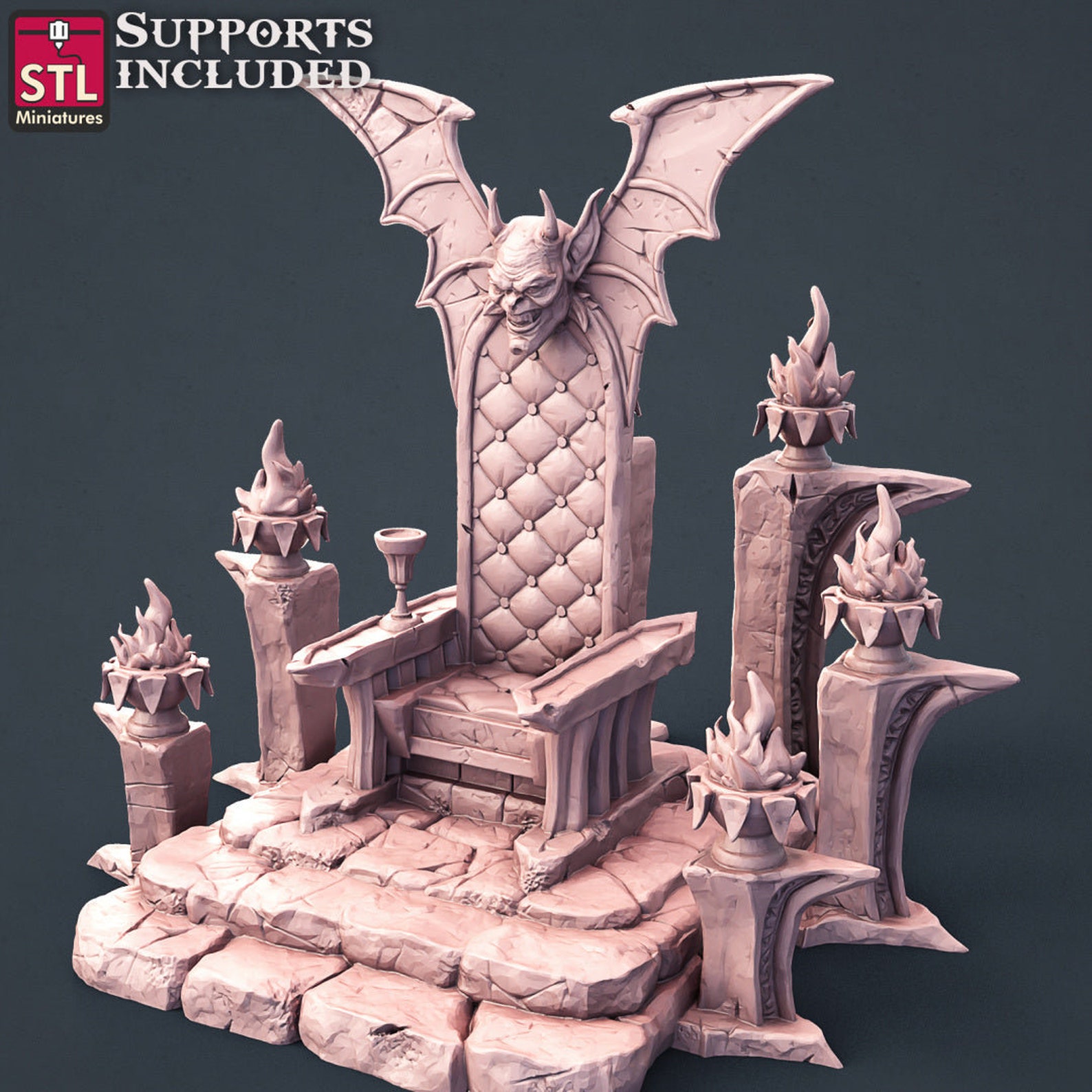Vampire Set STL Miniatures Wargaming D&d Dnd - Etsy