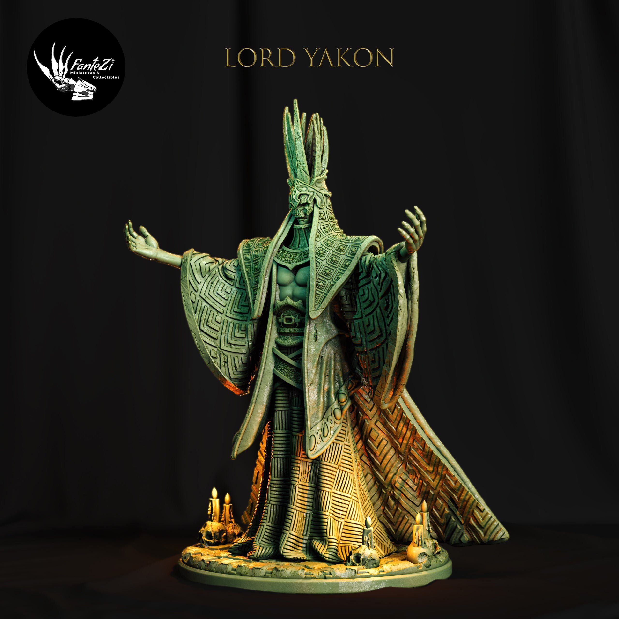 Lord Yakon - the Cult of Yakon - Fantezi Wargaming D&D Dnd - Etsy