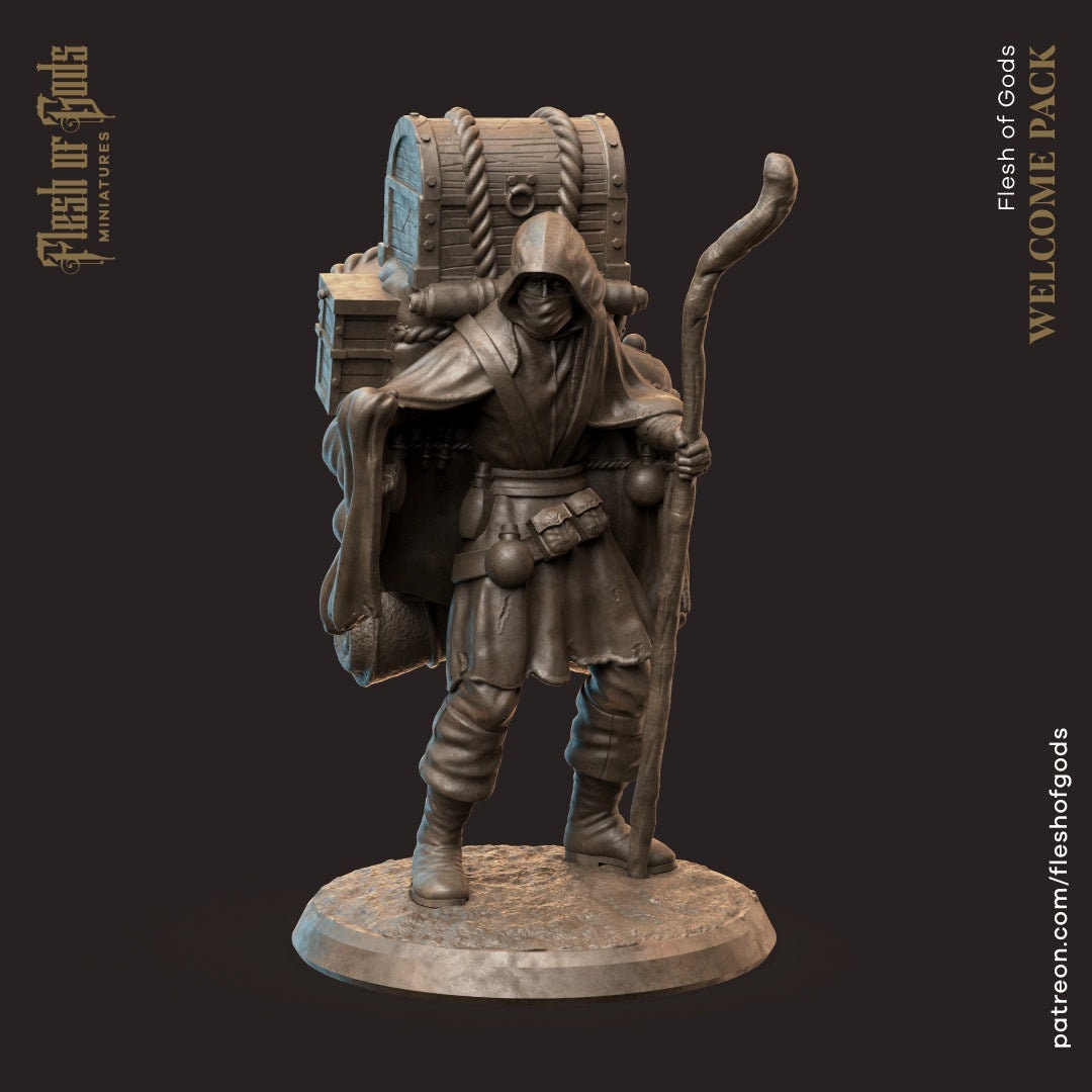 Dark Merchant - Welcome Pack - Flesh of Gods Wargaming D&D Dnd - Etsy