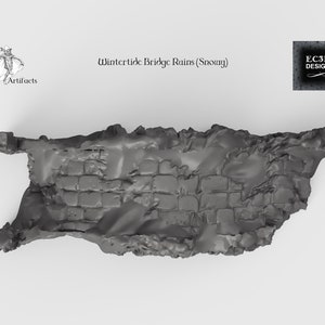 Wintertide Bridge Ruins 15mm 28mm 32mm Wilds Wargaming Terrain - Etsy