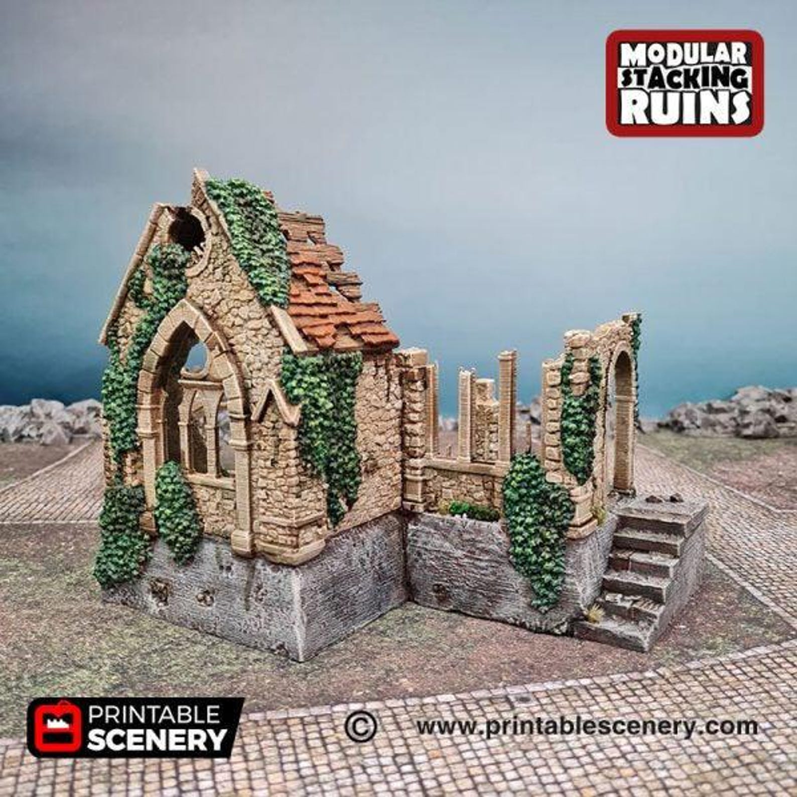 Bell Tower and Sept - Shadowfey Ruins 15mm 20mm 28mm 32mm 37mm ...