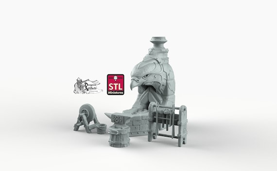 Blacksmith's Forge and Tools STL Miniatures Wargaming | Etsy