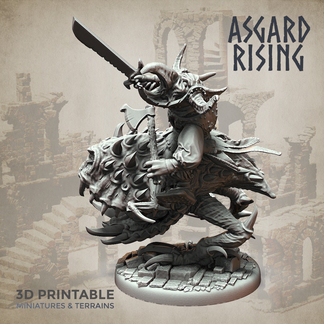 Goblin Trollhound Raider Set Asgard Rising Miniatures - Etsy