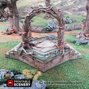 Elven Portal Dwarves, Elves and Demons 28mm 32mm Wargaming Terrain - Etsy
