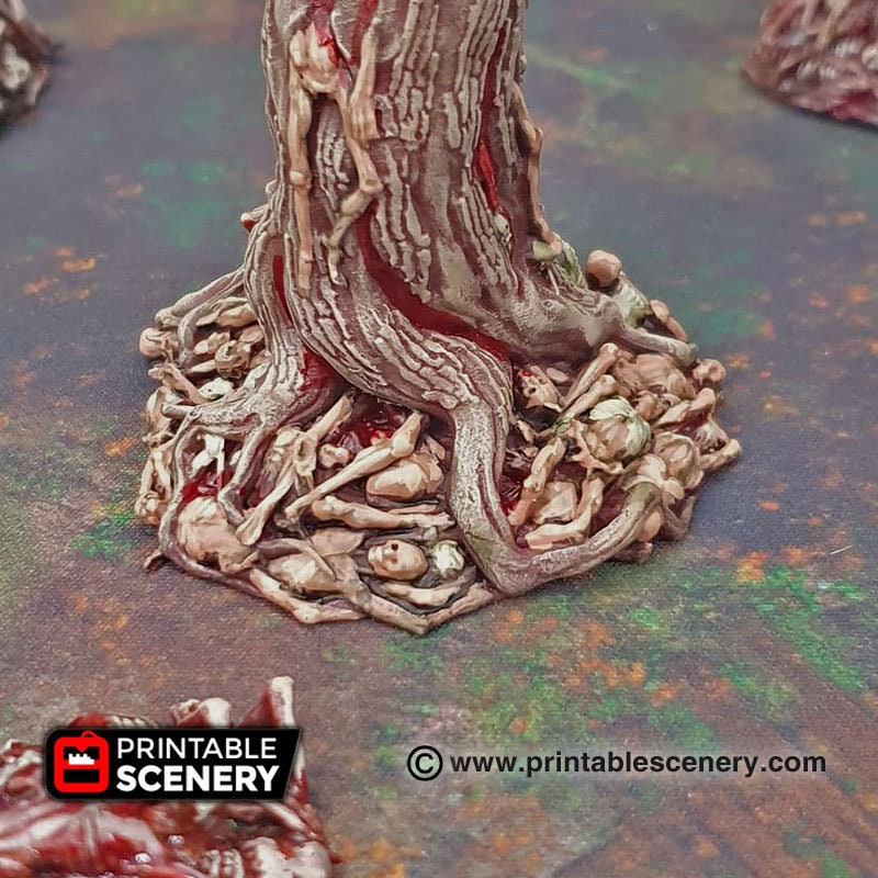 Blood Trees 28mm 32mm 40mm Printable Scenery Shadowfey Wilds - Etsy