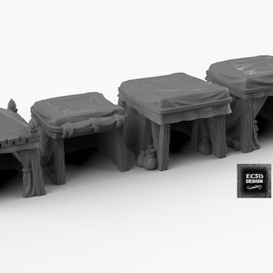 Small Desert Tent Set - 15mm 28mm 32mm Empire of Scorching Sands ...