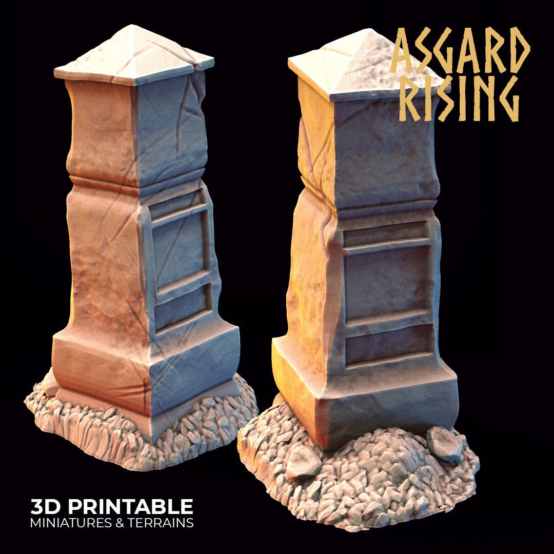 Gravestone Headstones Set Asgard Rising Wargaming D&D Dnd - Etsy