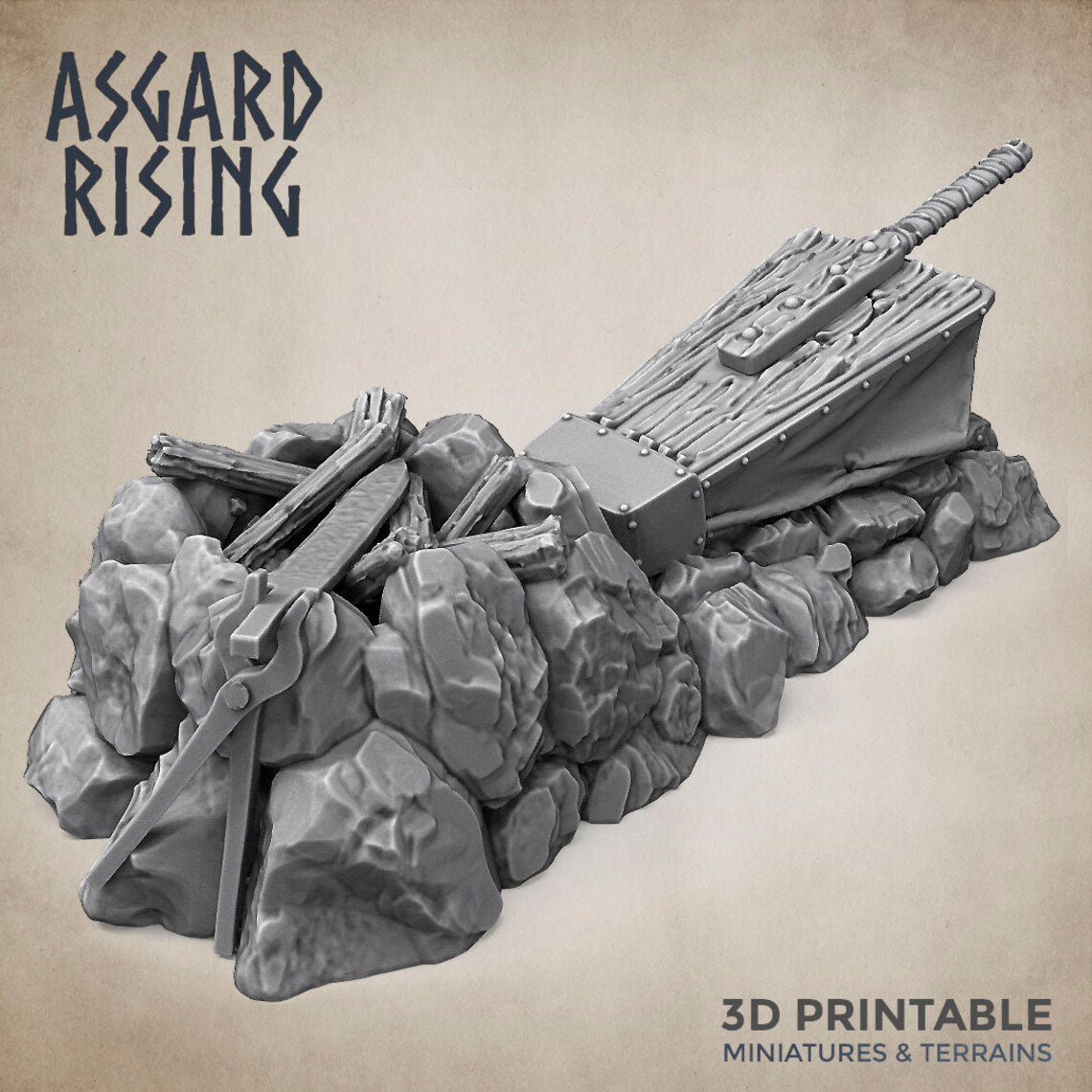 Blacksmith's Forge Asgard Rising Miniatures Wargaming - Etsy