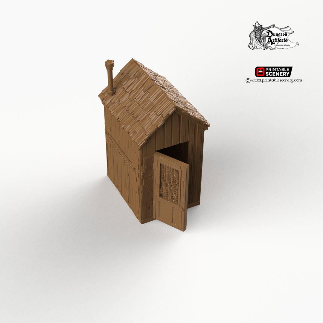 Cooking Shed - 15mm 28mm 32mm Time Warp Wargaming Terrain Scatter ...