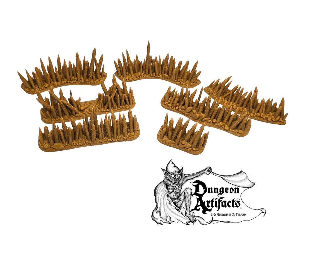 Spiked Fences Set - Asgard Rising Miniatures - Wargaming D&D Dnd - Etsy