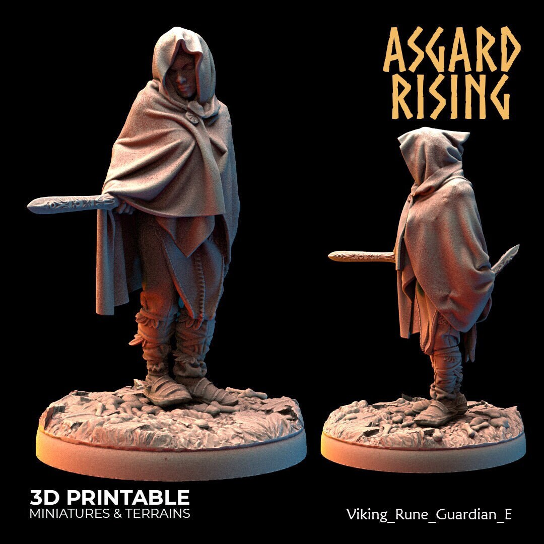 Raven Clan Viking Rune Guardian E - Asgard Rising - Wargaming D&D Dnd ...