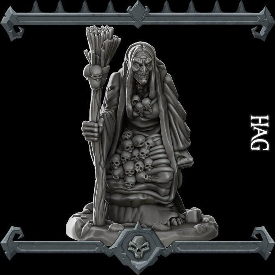 Hag - Wargaming Miniatures Monster Rocket Pig Games - Etsy