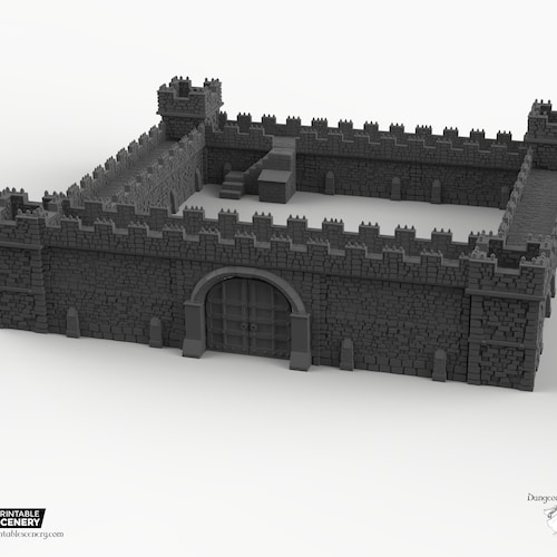 Winterdale Citadel Walls Modular Medieval Castle Wall Set - Etsy