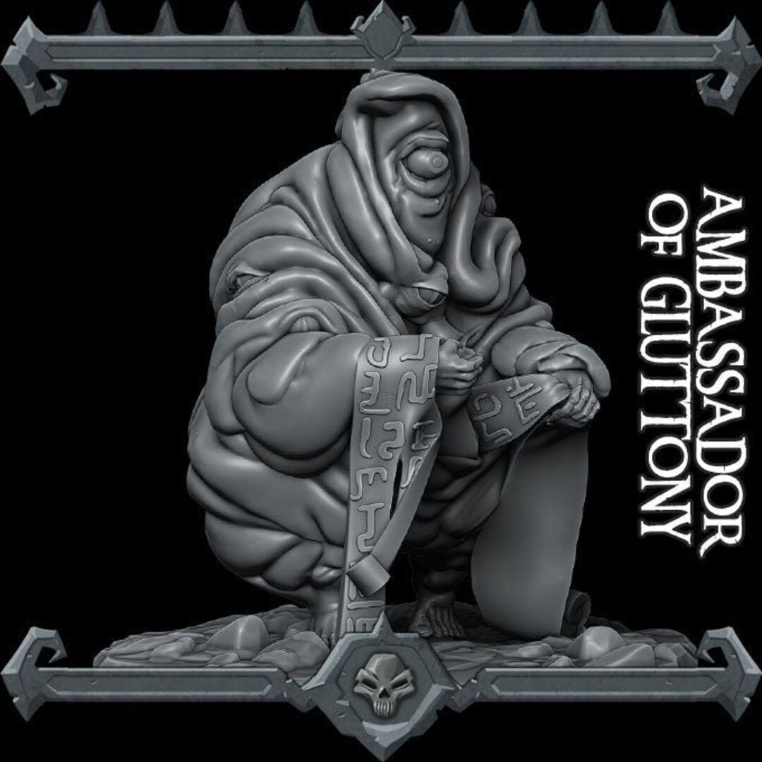 Ambassador of Gluttony - Rocket Pig Wargaming D&D Dnd - Etsy