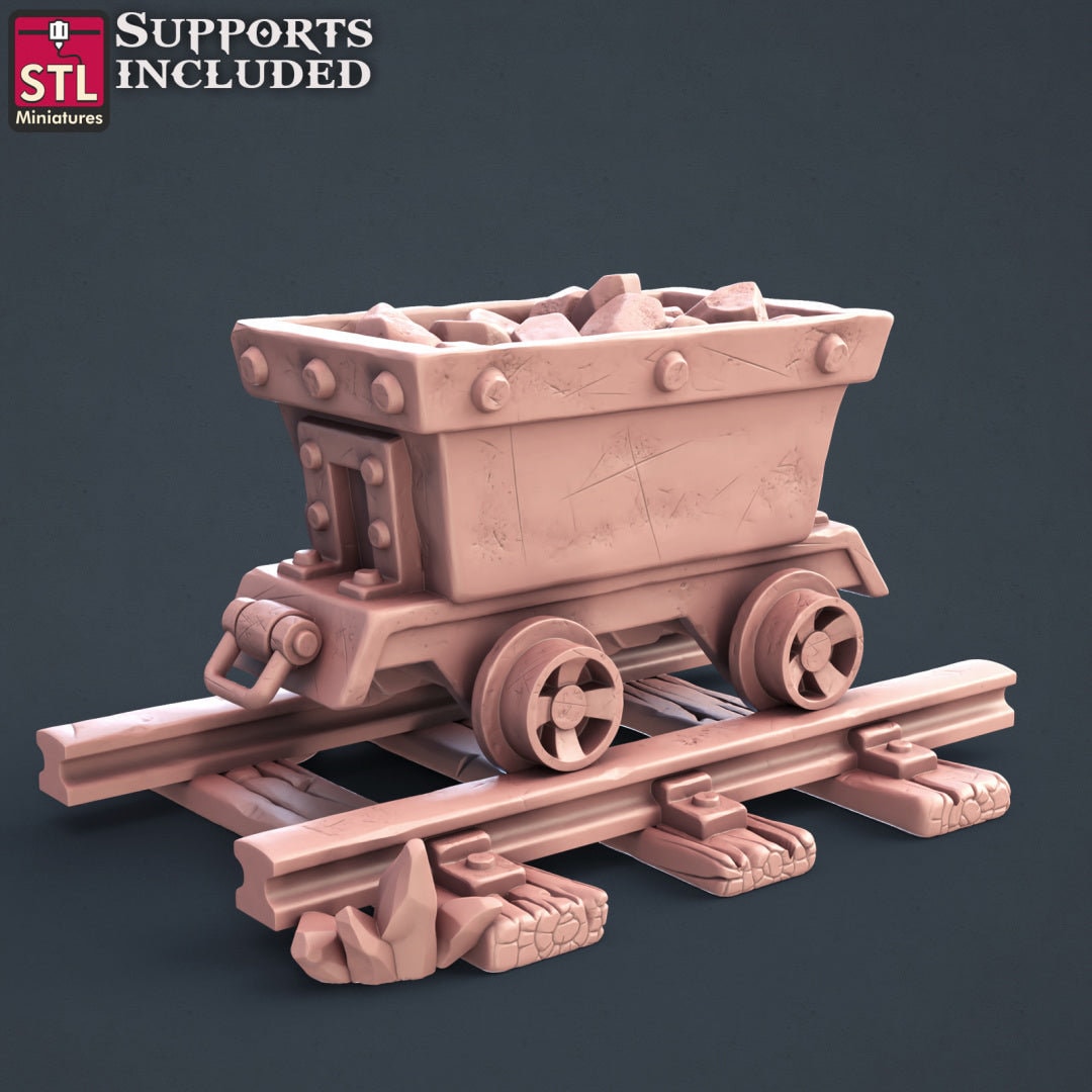 Miners Set - STL Miniatures - Wargaming D&d Dnd - Etsy