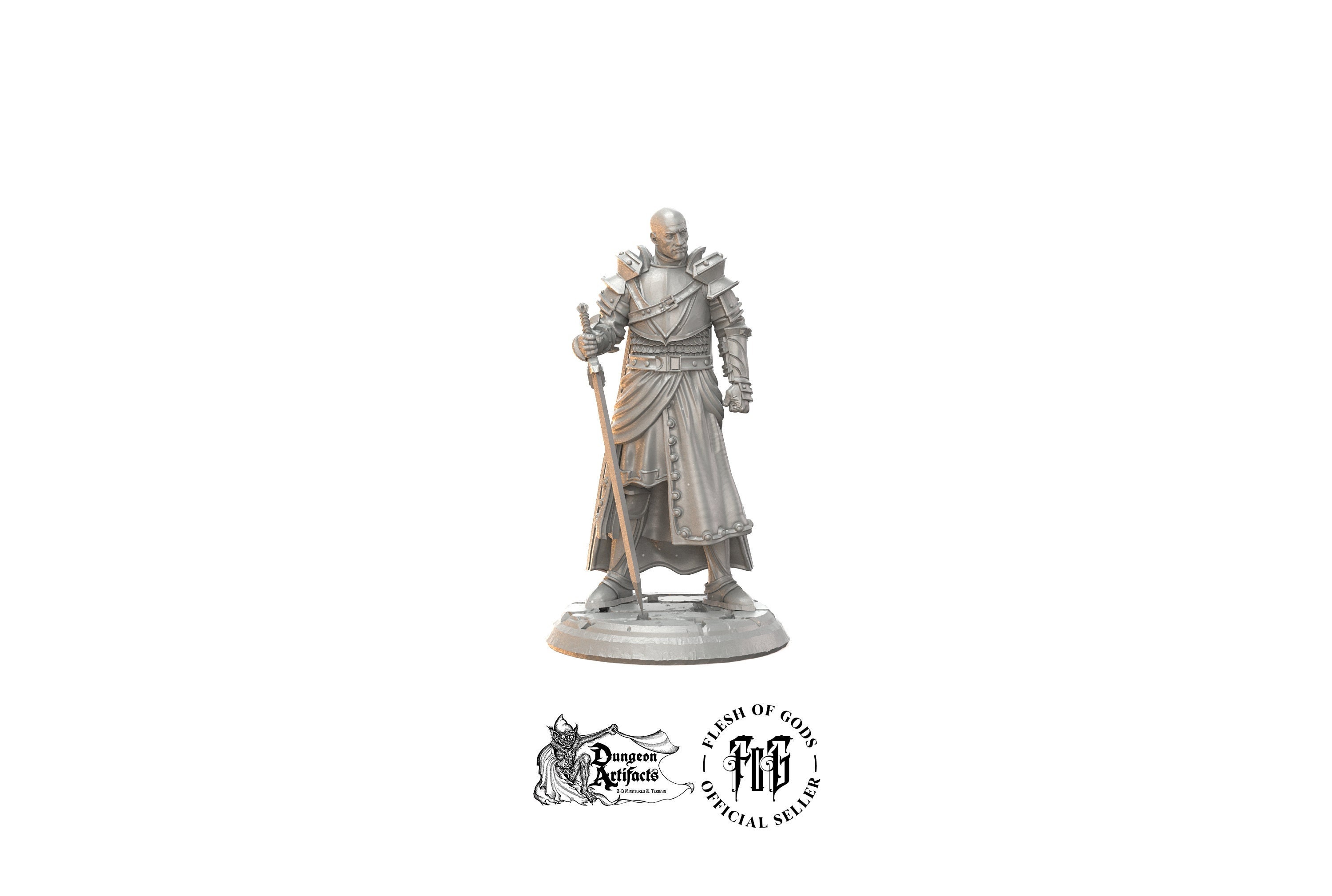 Knight Lord - Flesh of Gods Miniatures Wargaming D&D Dnd Pathfinder A ...