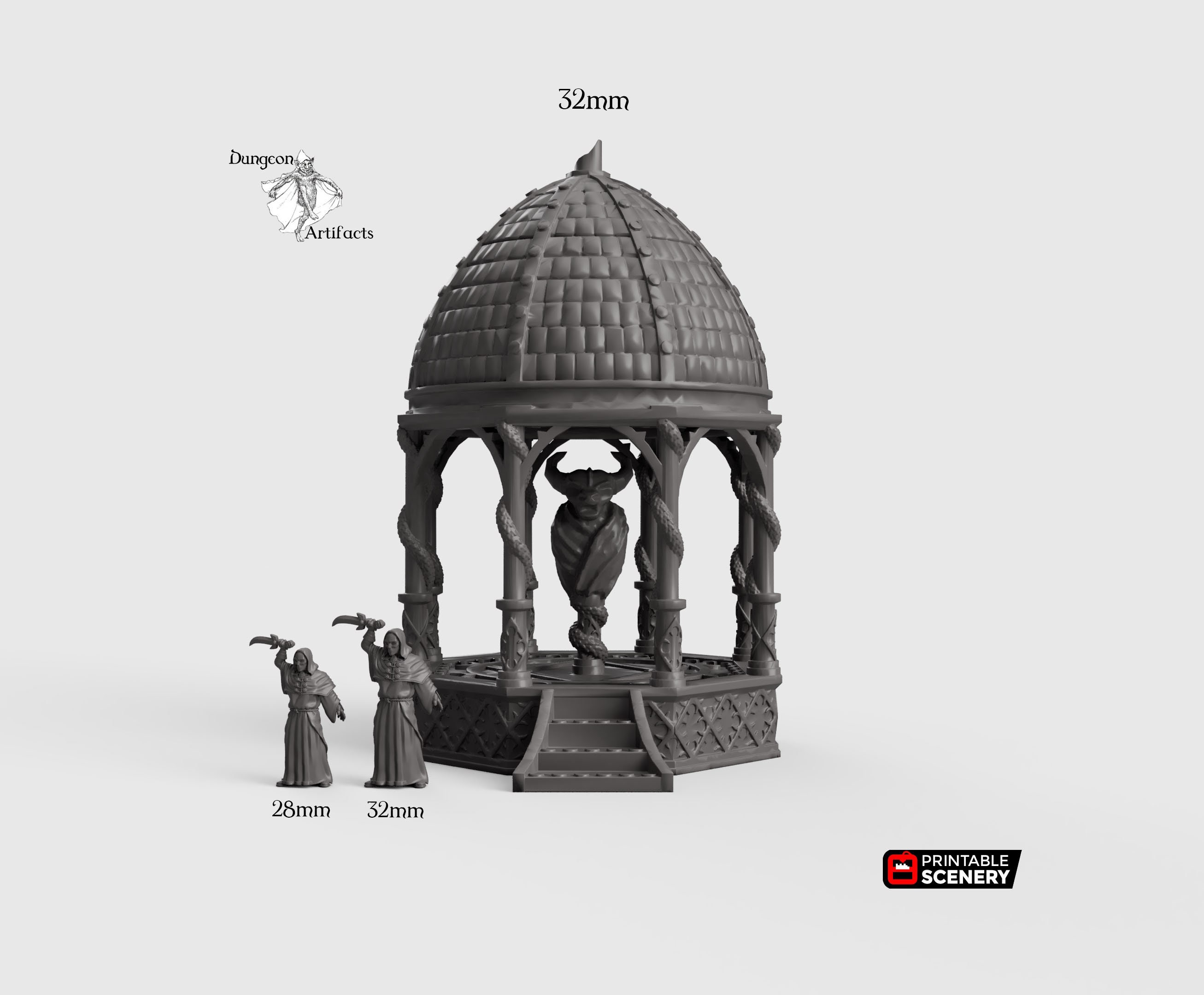 Rampage Demon Dais 28mm 32mm Wargaming Terrain D&D Dnd - Etsy