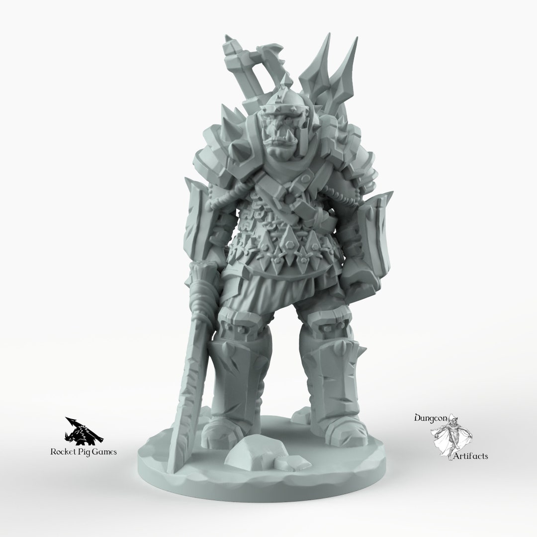 Orc Weaponsmaster - Weaponmaster Weapon Master Miniatures Monster ...