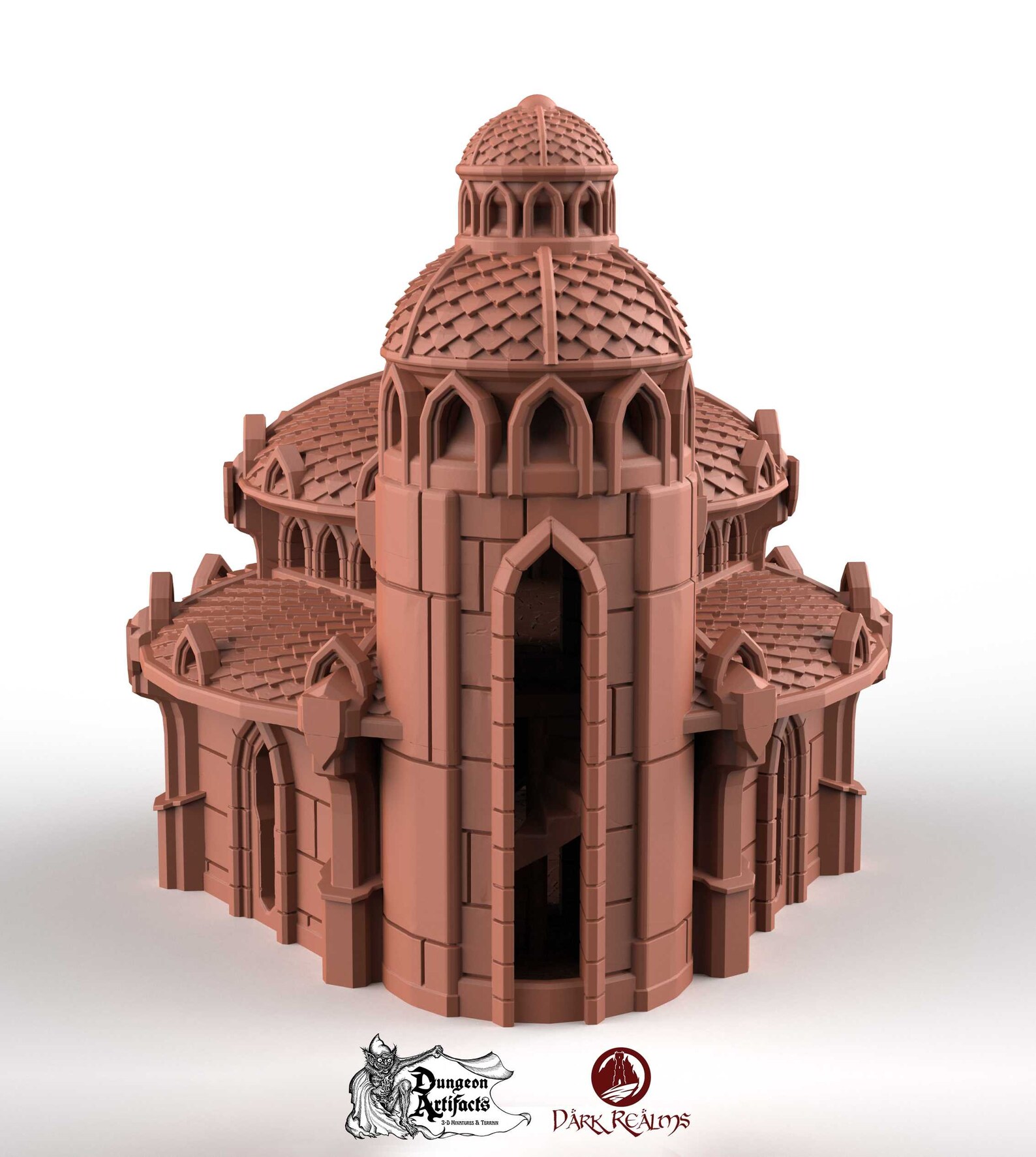 Atlantean Building 2 - Atlantis - Dark Realms Terrain Wargaming D&D Dnd ...