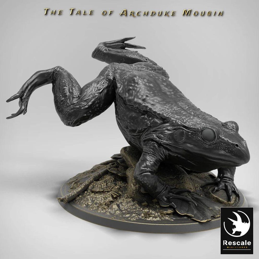 Landing Frog - Wild - the Tale of Archduke Mousin - Rescale Miniatures ...