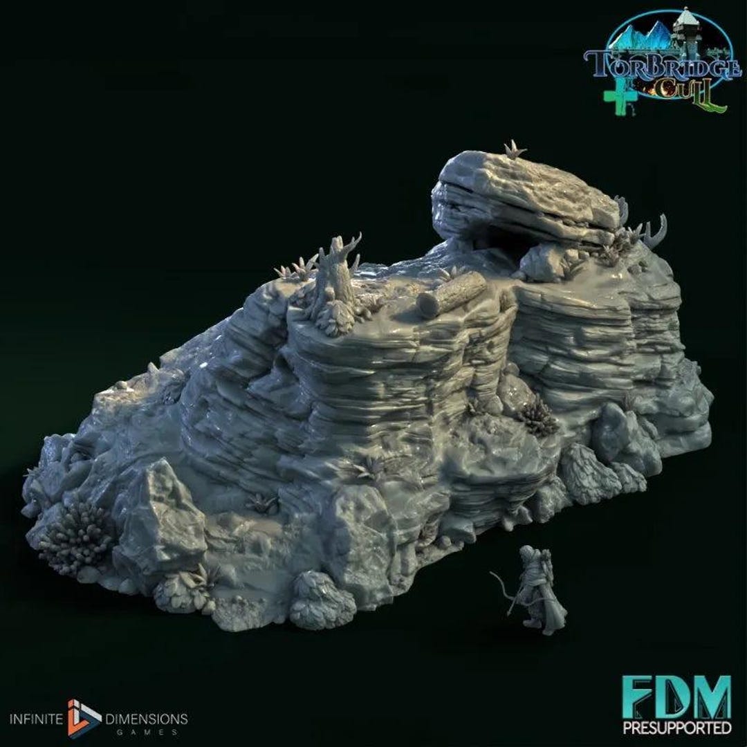 Highland Hill A - Torbridge Cull Wargaming Terrain D&D Dnd - Etsy