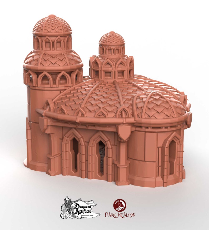 Atlantean Building 3 - Atlantis - Dark Realms Terrain Wargaming D&D Dnd ...