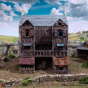 Slums of Flea Bottom 1 - King and Country - Printable Scenery Terrain ...