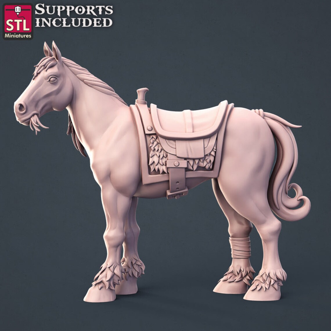 Horse Trainer Set - STL Miniatures - Wargaming D&d Dnd - Etsy