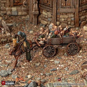 Horse and Cart - Cities of Ramshackle and Ruin - Printable Scenery ...