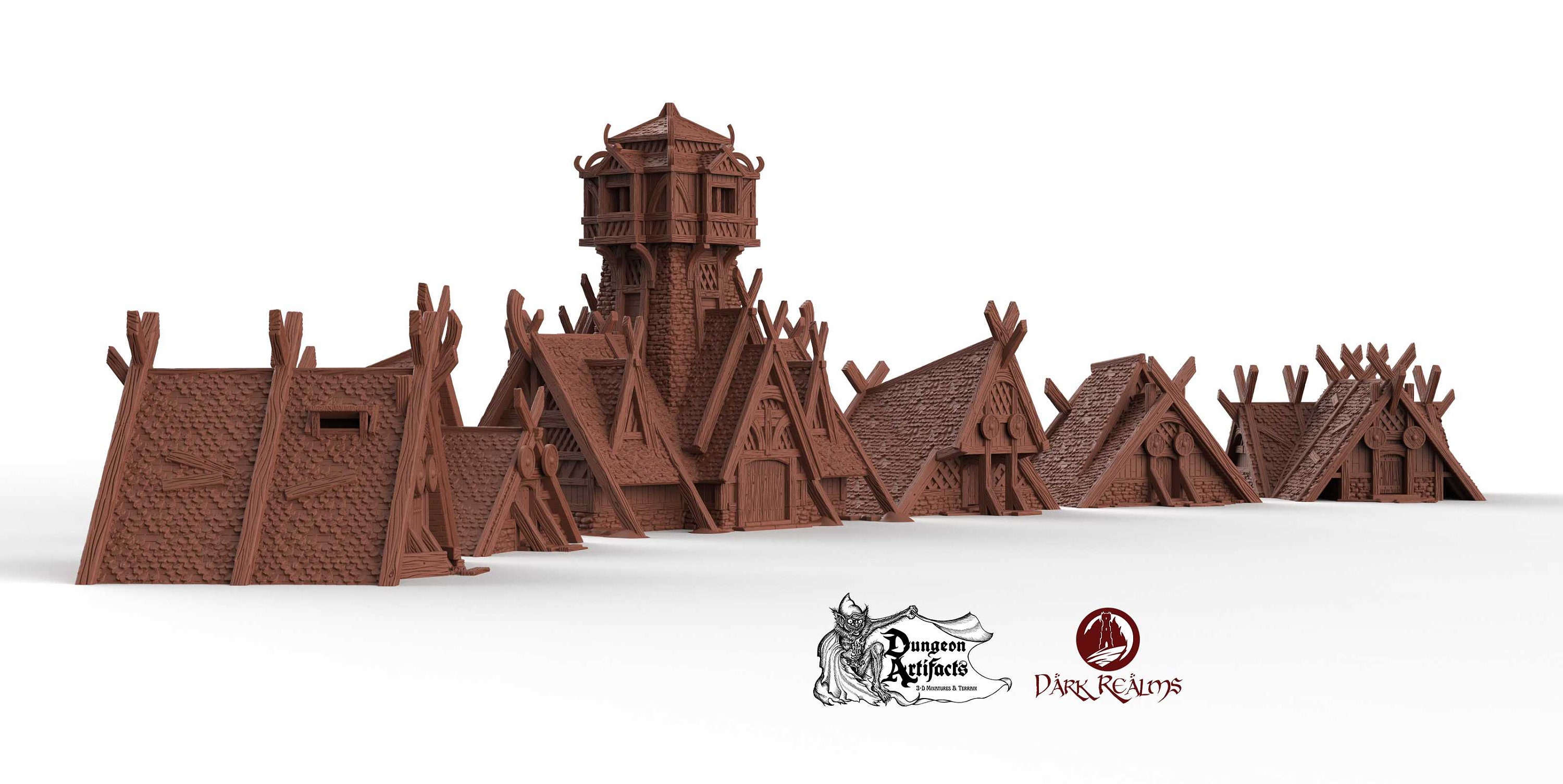 Norse Village of Odingard Odingard Dark Realms Terrain - Etsy