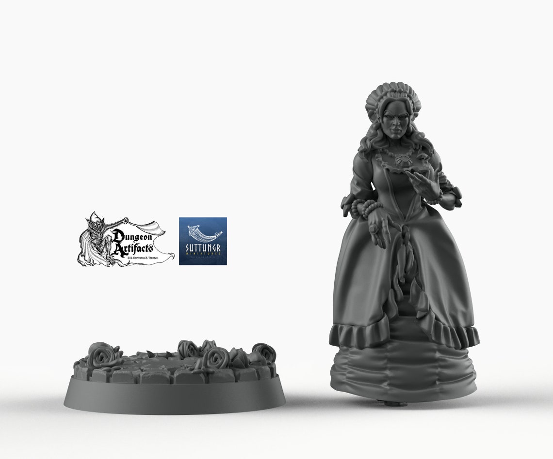 Vampire Countess Suttungr Miniatures Monster D&D Dnd - Etsy