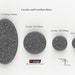 Circular and Oval Bone Bases for Miniatures Minis Monsters - Etsy