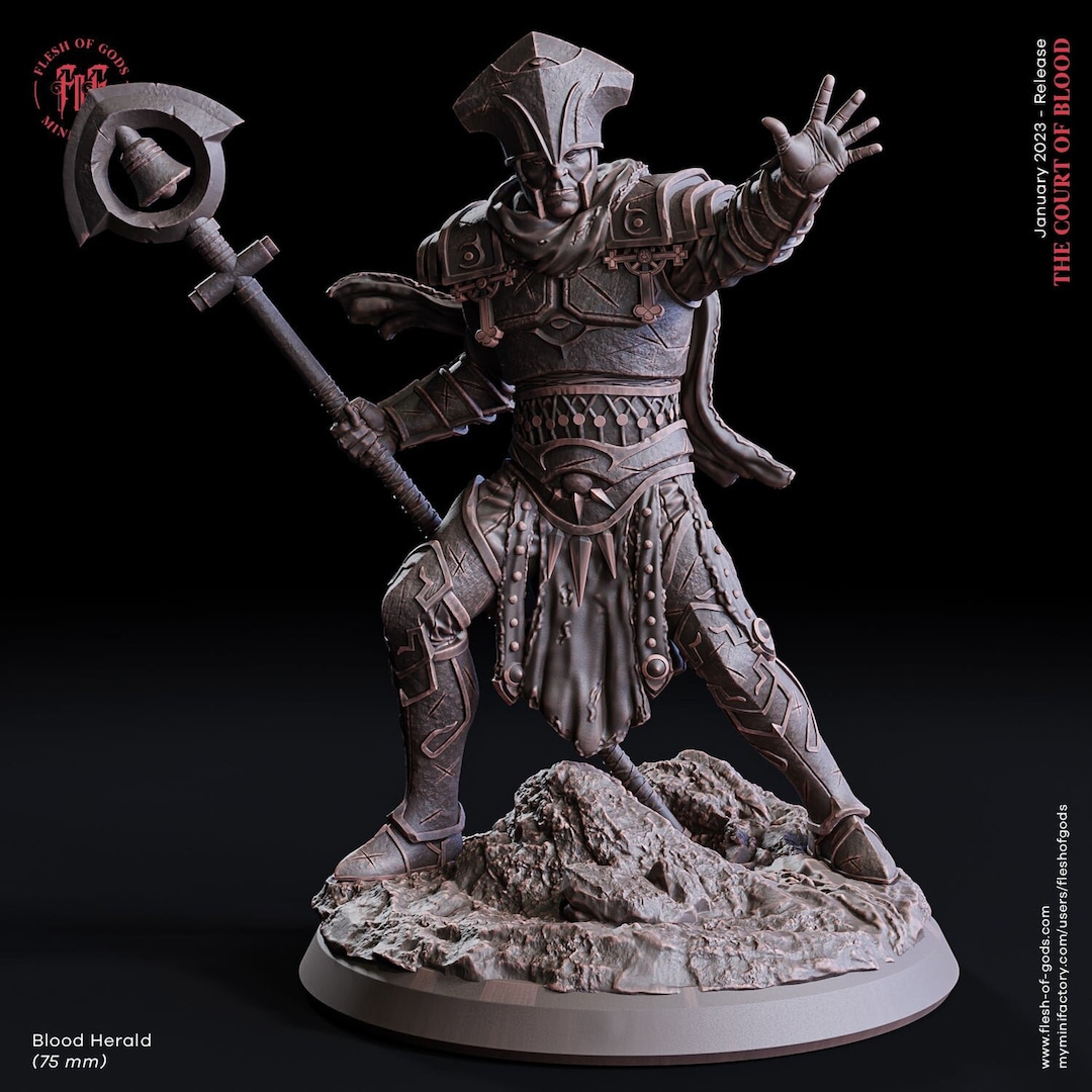 Blood Herald - the Court of Blood - Flesh of Gods - Wargaming D&D Dnd ...