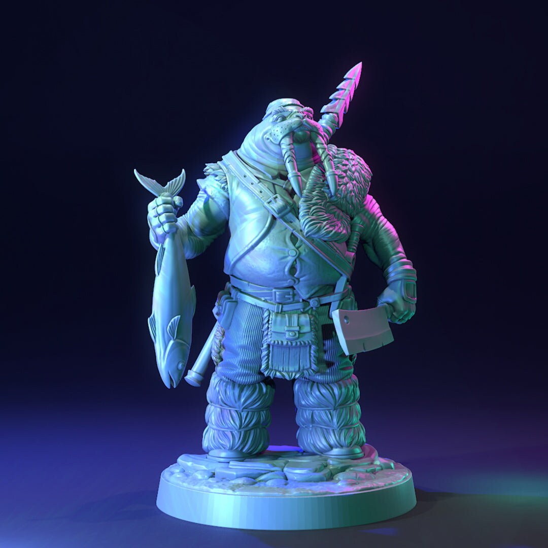 Walrus Man - the Scorching North - Dragon Trapper's Lodge Wargaming D&D ...