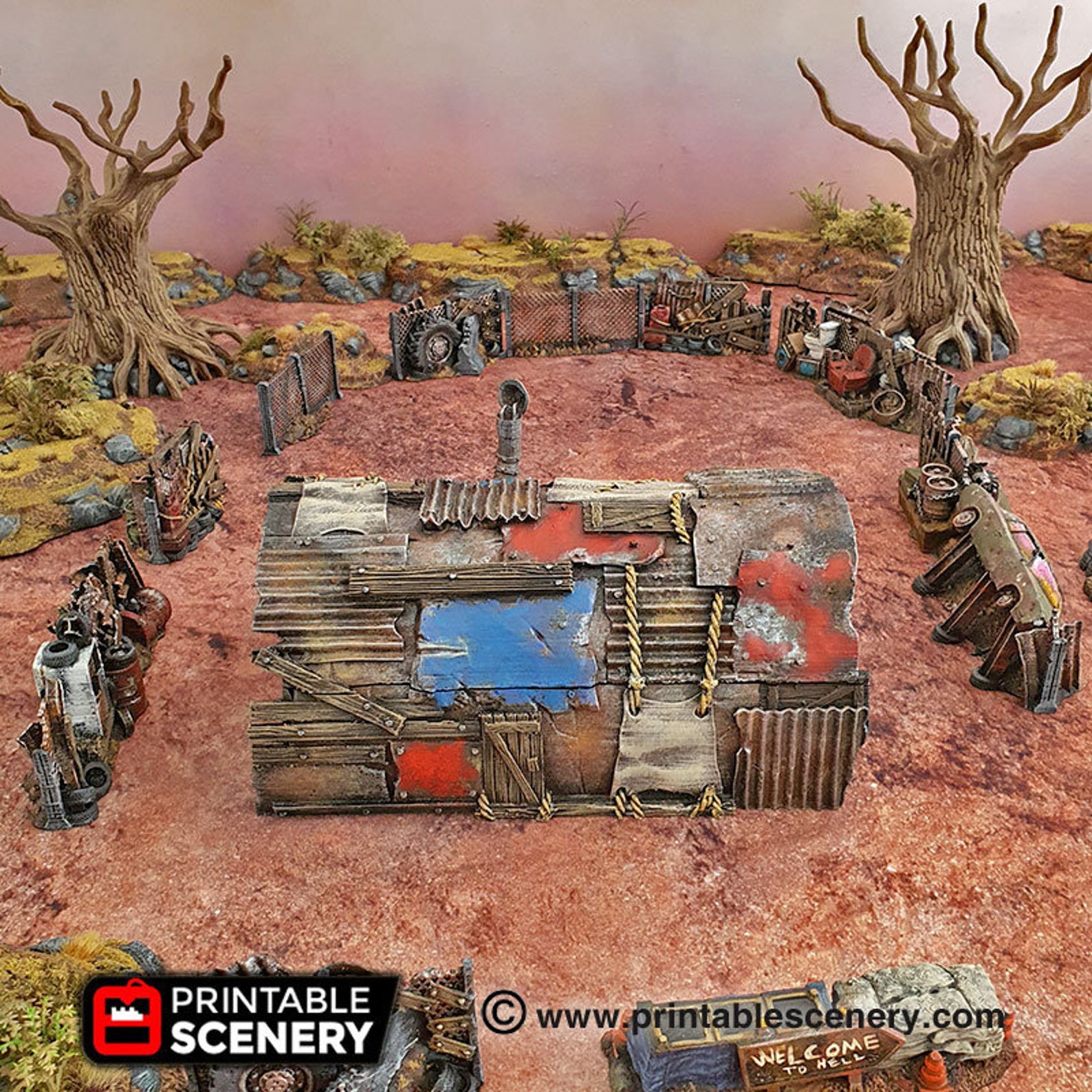 Isolation Bunker - 15mm 28mm 20mm 32mm Brave New Worlds Wasteworld ...