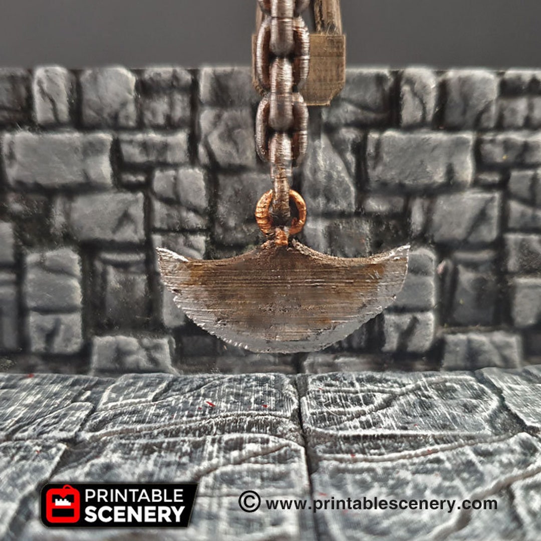 Swinging Blade Trap - 28mm Clorehaven and the Goblin Grotto Wargaming ...